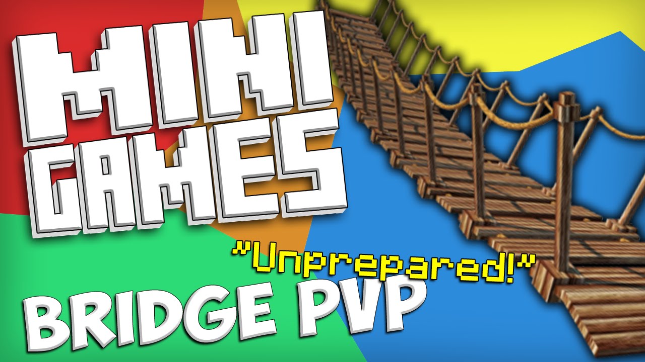 Minecraft Mini-Game: Bridge PVP "Unprepared!" w/Blitzwinger - YouTube