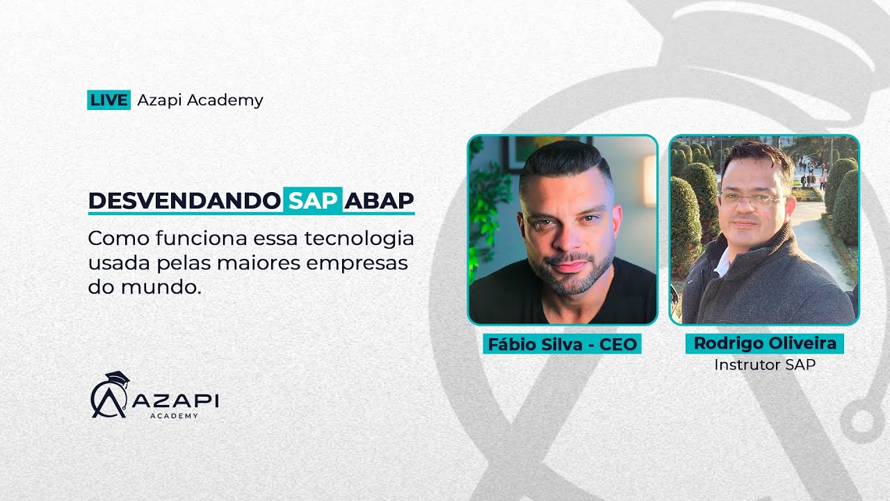 DESVENDANDO O SAP ABAP (COM FÁBIO SILVA - CEO E RODRIGO OLIVEIRA INSTRUTOR SAP ABAP) - YouTube