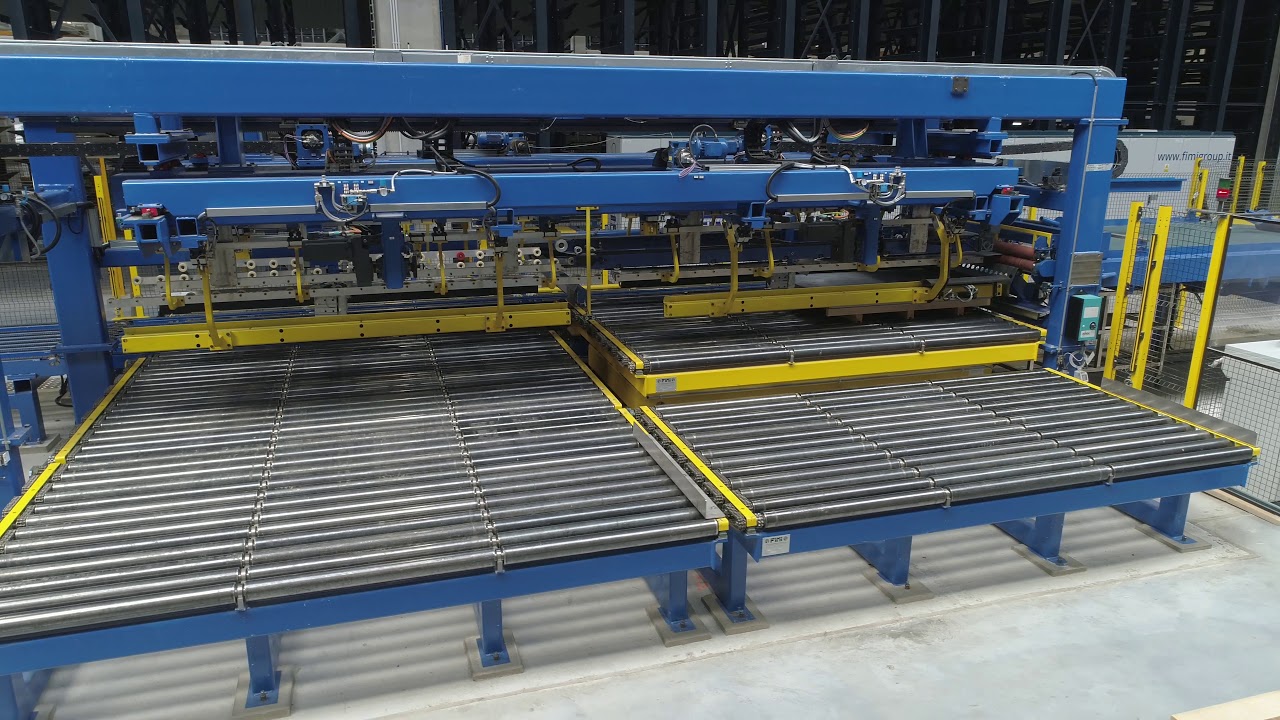 986 FIMI Automatic Sheet Stacker - YouTube