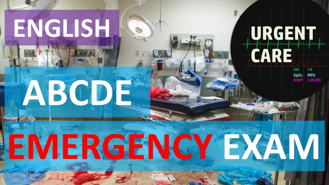 ABCDE exam of acute patients - Lecture&Demo - YouTube