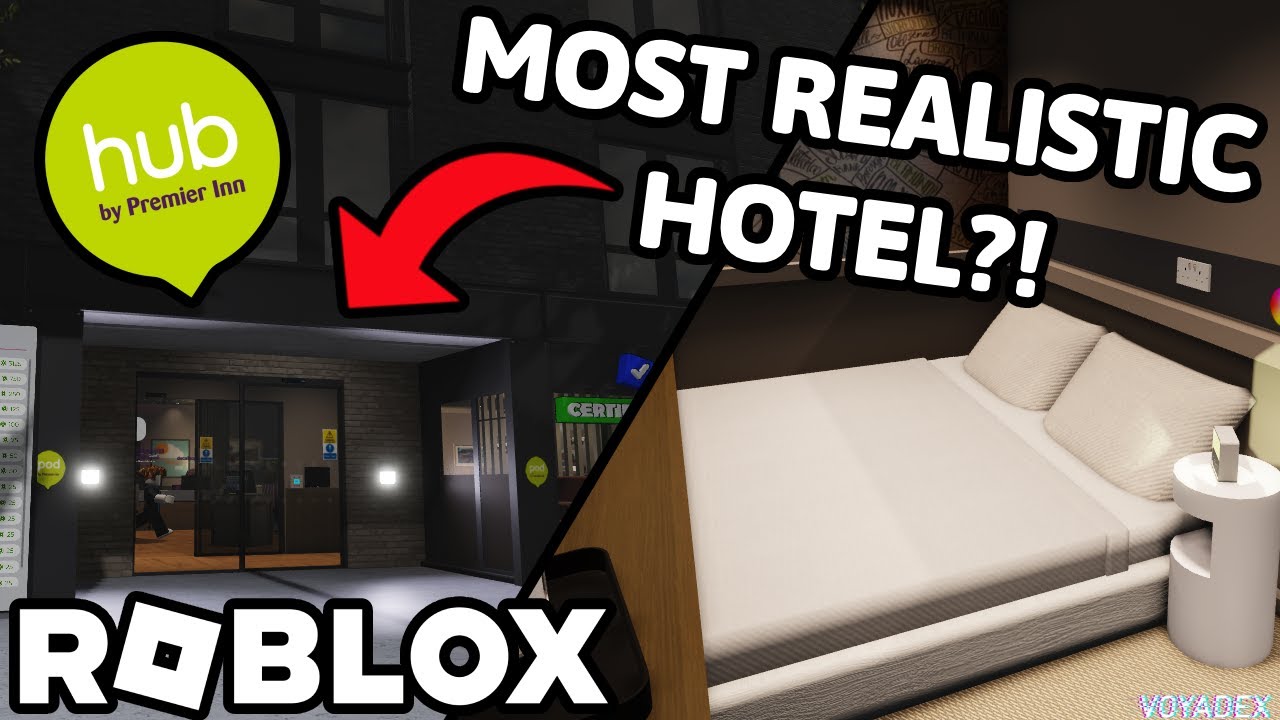 I STAYED IN A ROBLOX PREMIER INN HUB HOTEL! BEST REALISTIC HOTEL? - YouTube