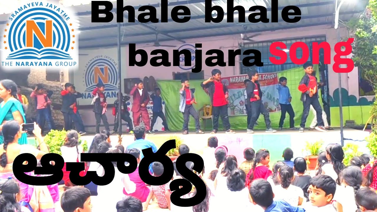 Bhale bhale banjara song||#narayanaetechnoschool\\\\\#proddaturvideos ...