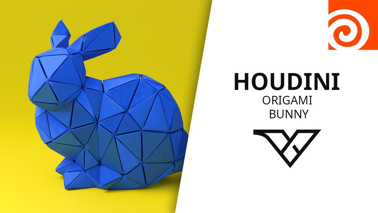 Origami Bunny in Houdini and Blender - YouTube