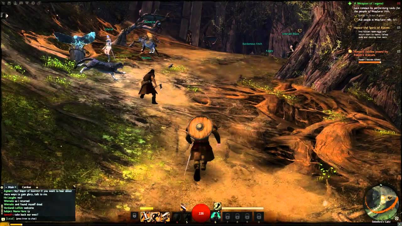 Guild Wars 2 Norn Warrior A Weapon of Legend - Gameplay Part 3 - YouTube