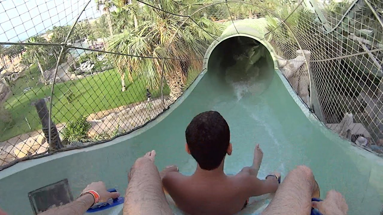 Coaster River Water Slide at Atlantis - YouTube