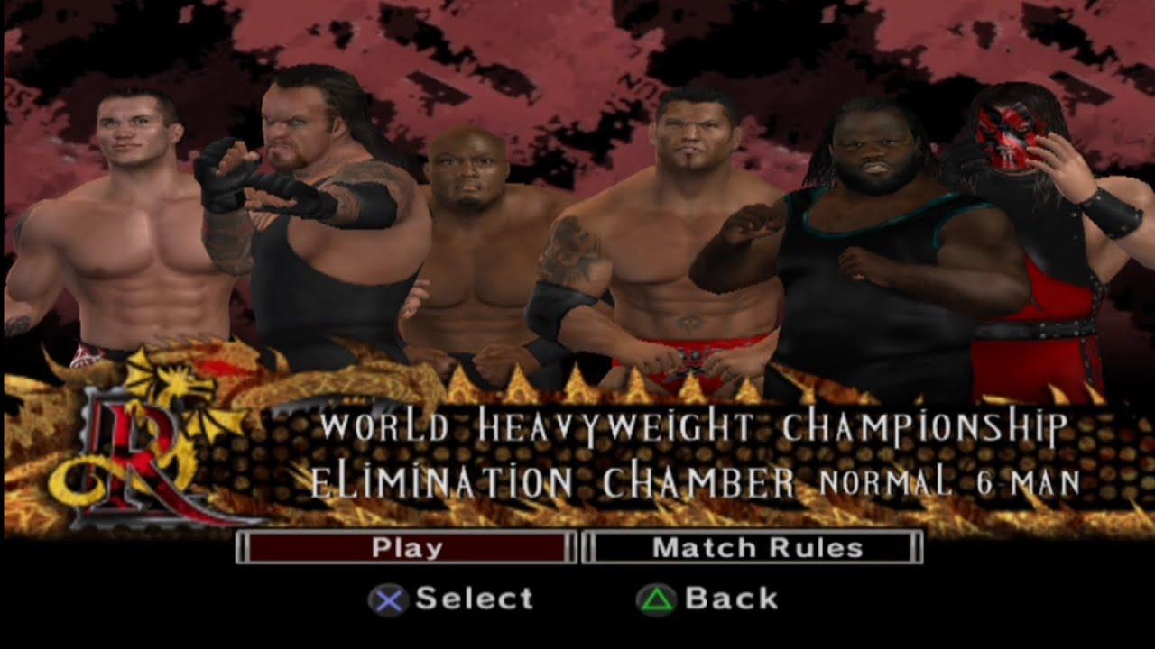 WWE SVR 07 - Randy Orton, Undertaker, Bobby Lashley, Batista, Mark ...