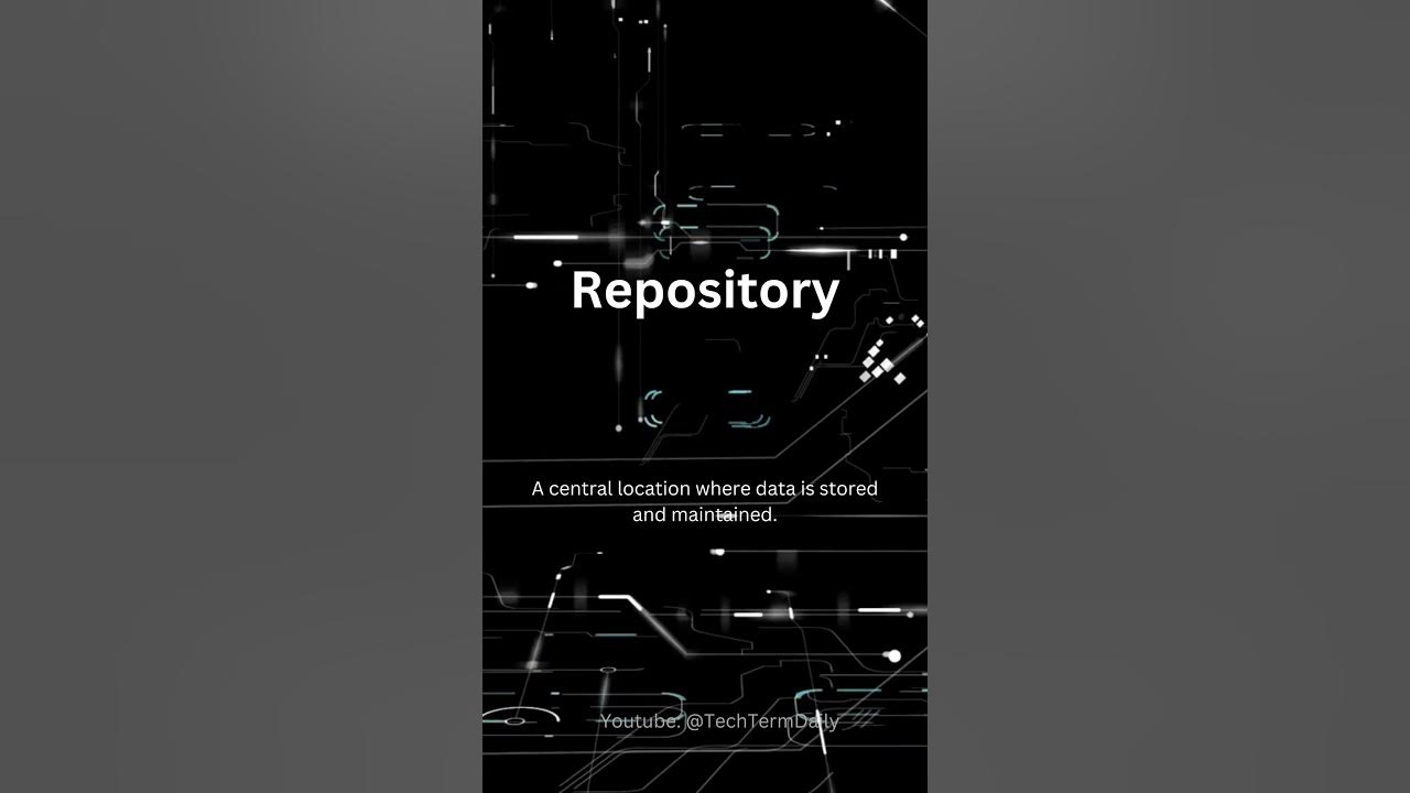 TechTerm#36: Revealing 'Repository' - YouTube