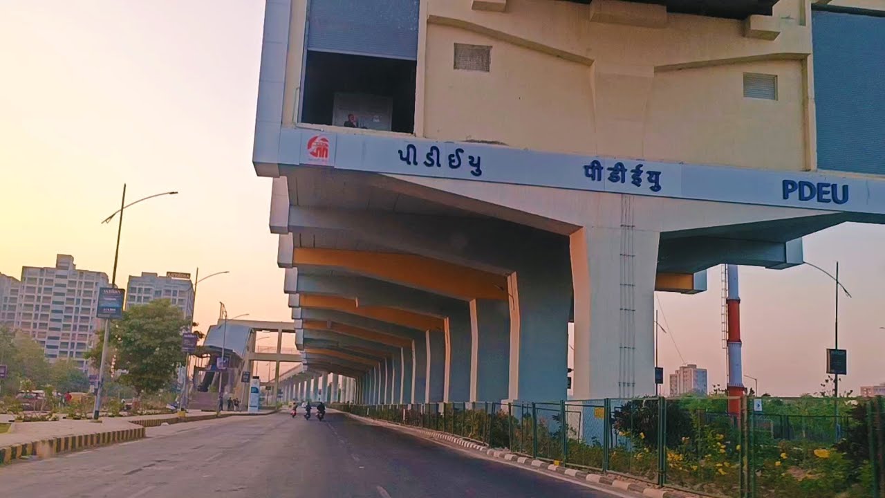 Gift City Gandhinagar Today | Gift City Metro Station To PDPU | PDPU ...