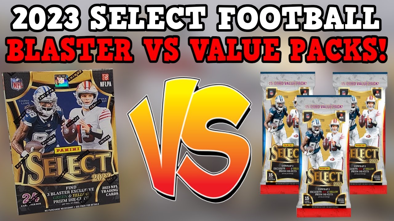 BLASTER VS VALUE PACKS! 2023 Select Football Blaster VS 3X Value Packs ...
