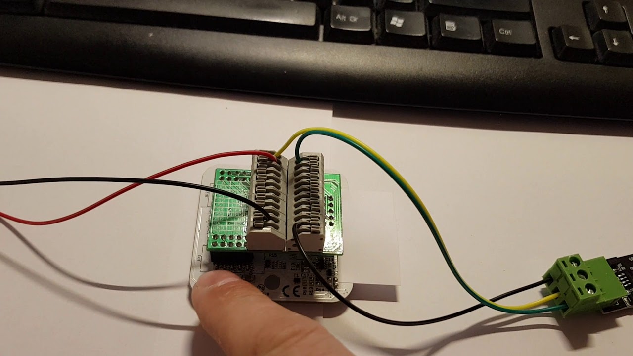 Firmwareupdate Haus-Bus Multitaster - YouTube