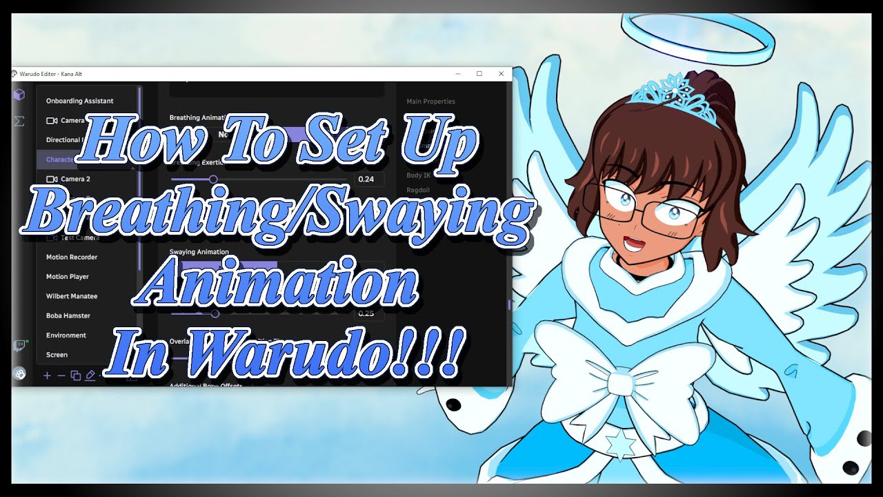 How To Set Up Breathing/Swaying Animation In Warudo!!! - YouTube