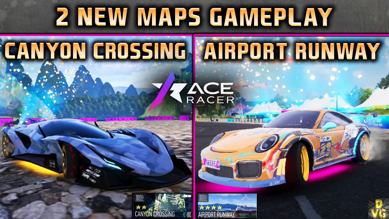 Ace Racer | New Maps Gameplay - Canyon Crossing & Airport Runway - YouTube