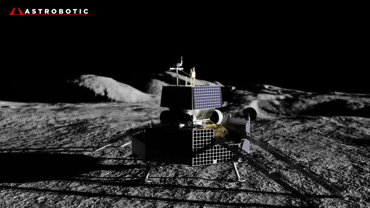 Astrobotic Griffin lander and NASA's VIPER - YouTube