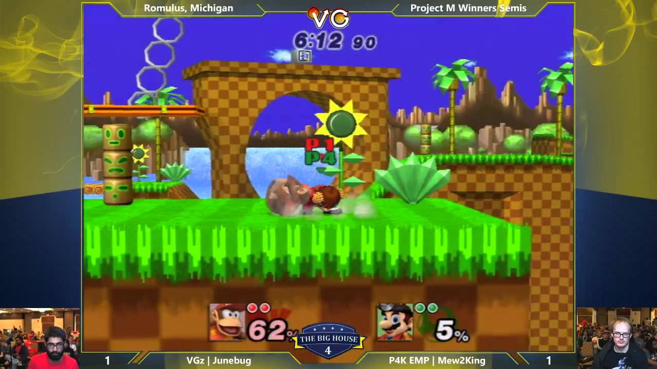 TBH4 - Junebug (Diddy Kong) vs Mew2King (Mario) - Project M Winners ...