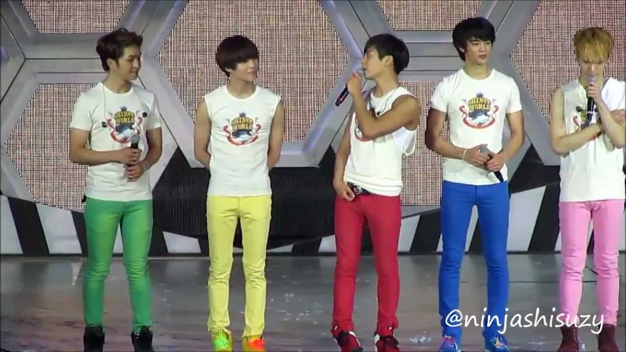 [HD FANCAM] 121208 SHINee WORLD CONCERT II SINGAPORE- Ending 2, OnHo ...