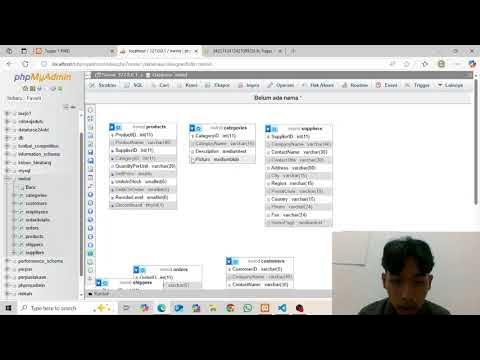Mengkoneksikan dan Menampilkan Database MySql ke PHP - YouTube