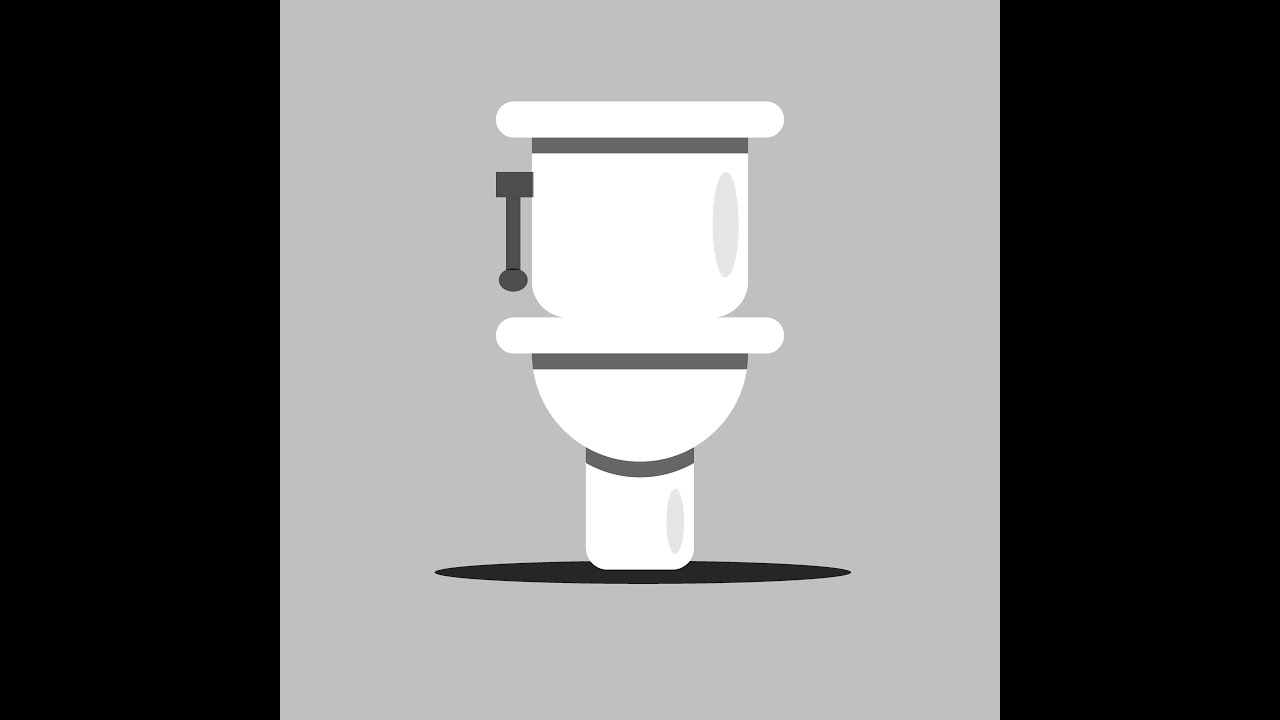 Toilet Vector design: Illustrator CS6 [HD] - YouTube