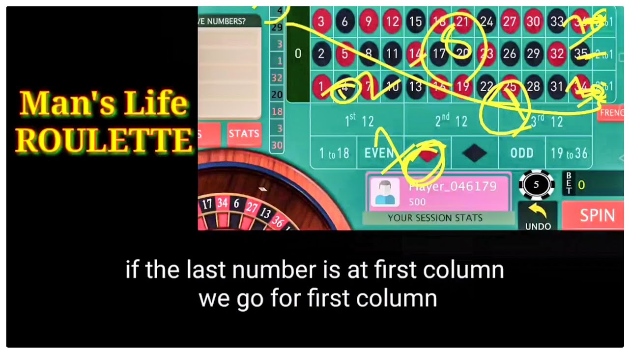 RED NUMBER AND THIRD COLUMN ans one Dynamic COLUMN Bets strategy. win ...