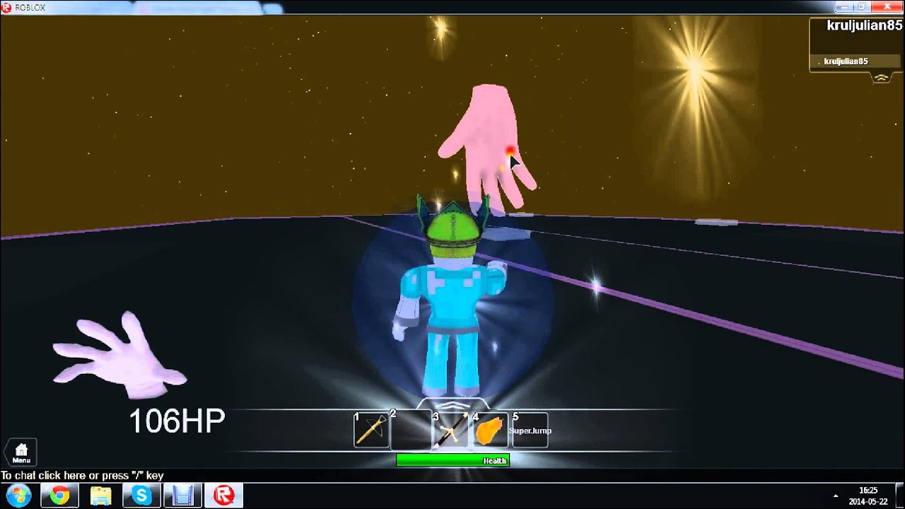 master hand battle master hand w roblox - YouTube