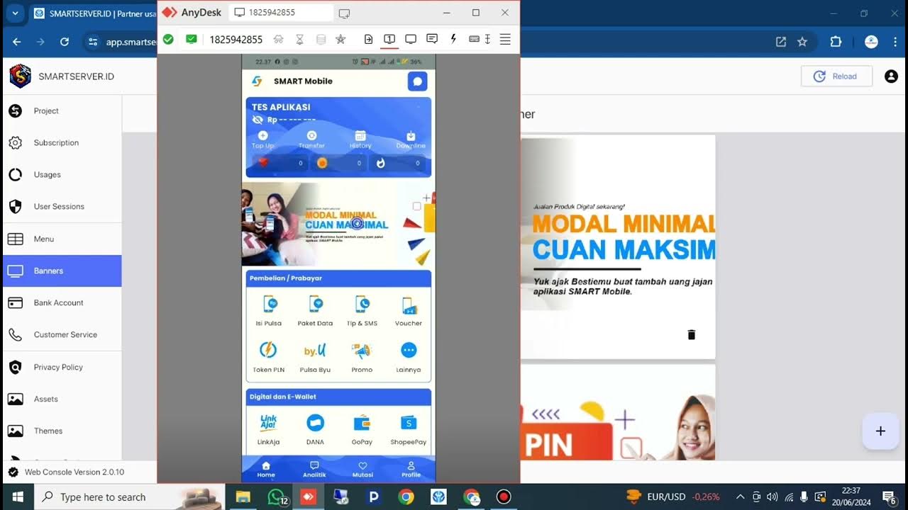 Sekilas tentang web console aplikasi smartserver! - YouTube