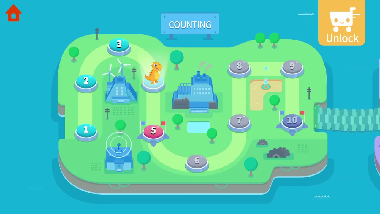 Dinosaur Math 🔢- Basic Math Learning Games For Kids | Kids Learning ...