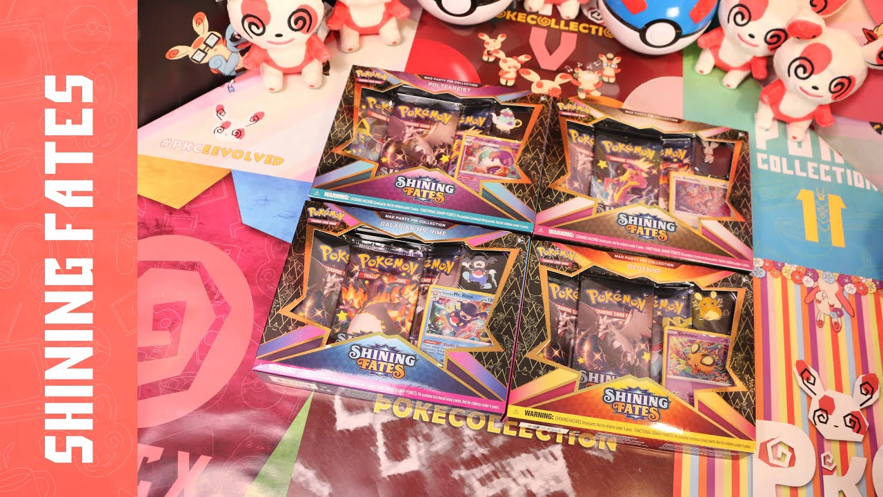 ENTIRE DISPLAY of Pokemon SHINING FATES Pin Collections! (Part 2) - YouTube