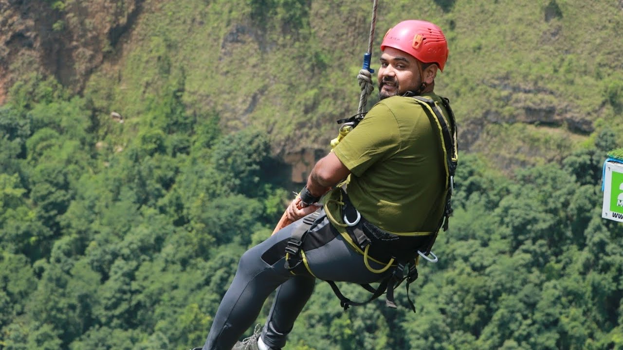 world 2nd 228mtr bungee jump in Asia... - YouTube