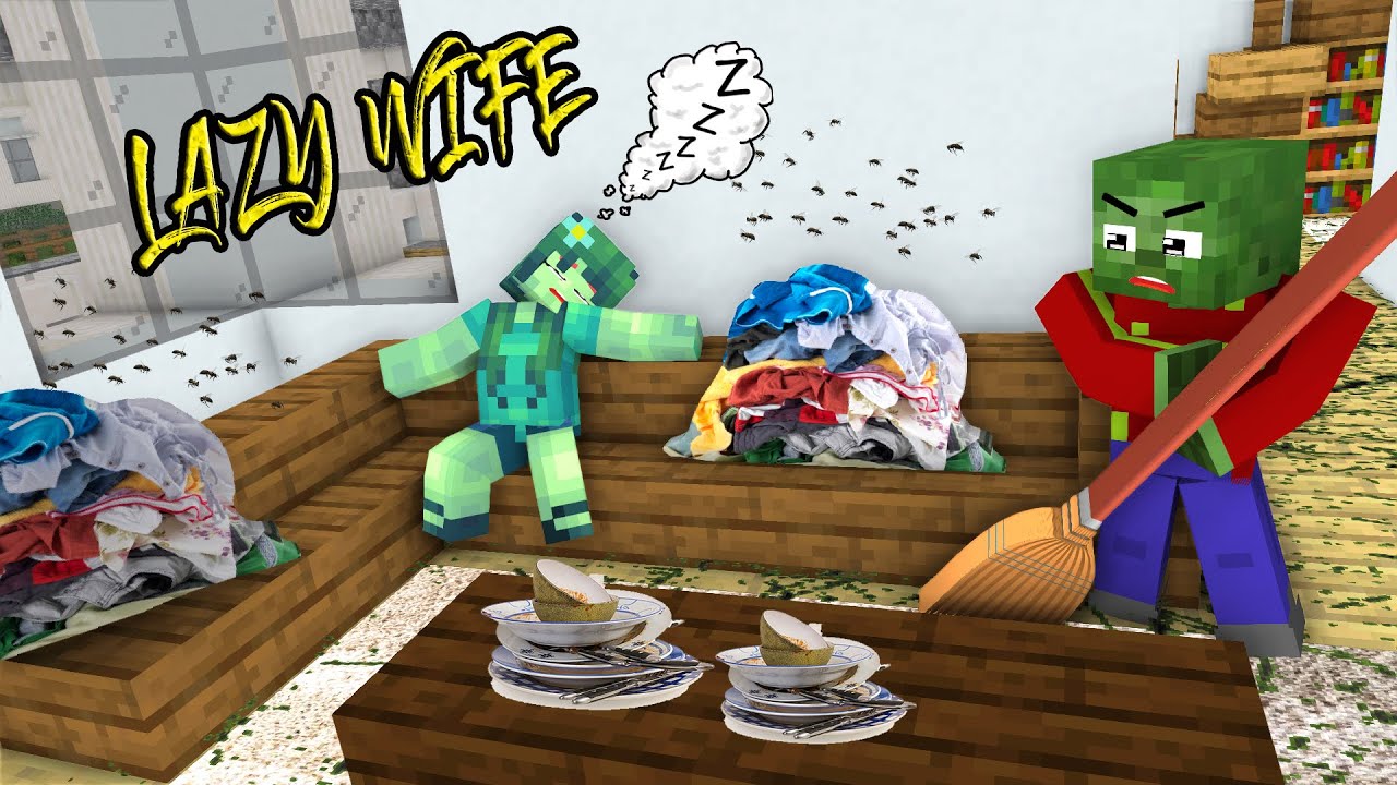 Lazy Zombie Wife but He Surprise!!! Poor Zombie Wife - YouTube