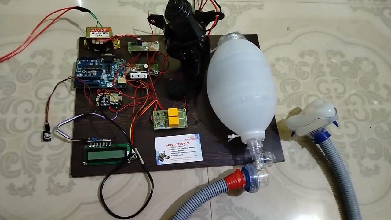 DIY Ventilator using Arduino with Blood Oxygen Sensing For Covid Pandemic in TAMIL - YouTube