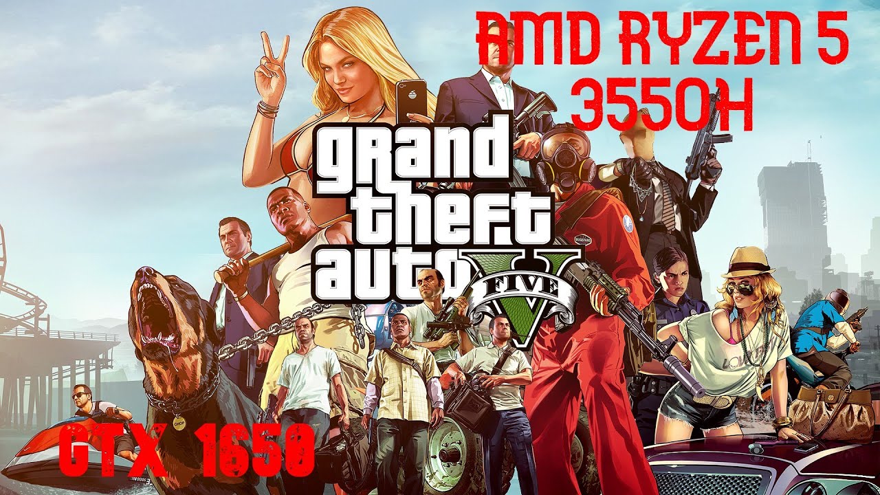 Grand Theft Auto V - GTA 5 HP Pavilion Gaming Test - YouTube