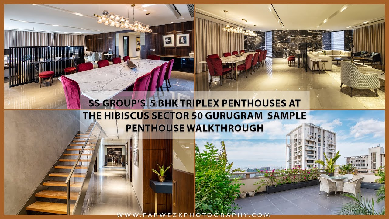 SS Group 5 BHK Triplex Penthouses at The Hibiscus Sector 50 Gurugram Sample Penthouse ...