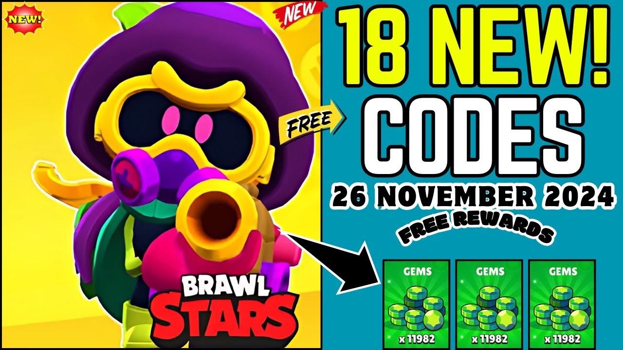 SURPRISE COD🥰BRAWL STARS PROMO CODES NOVEMBER 2024 - BRAWL STARS PROMO ...