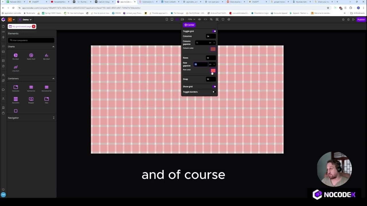 Master Grid-Based Design in NoCode-X: Create Stunning Web Pages Effortlessly! - YouTube