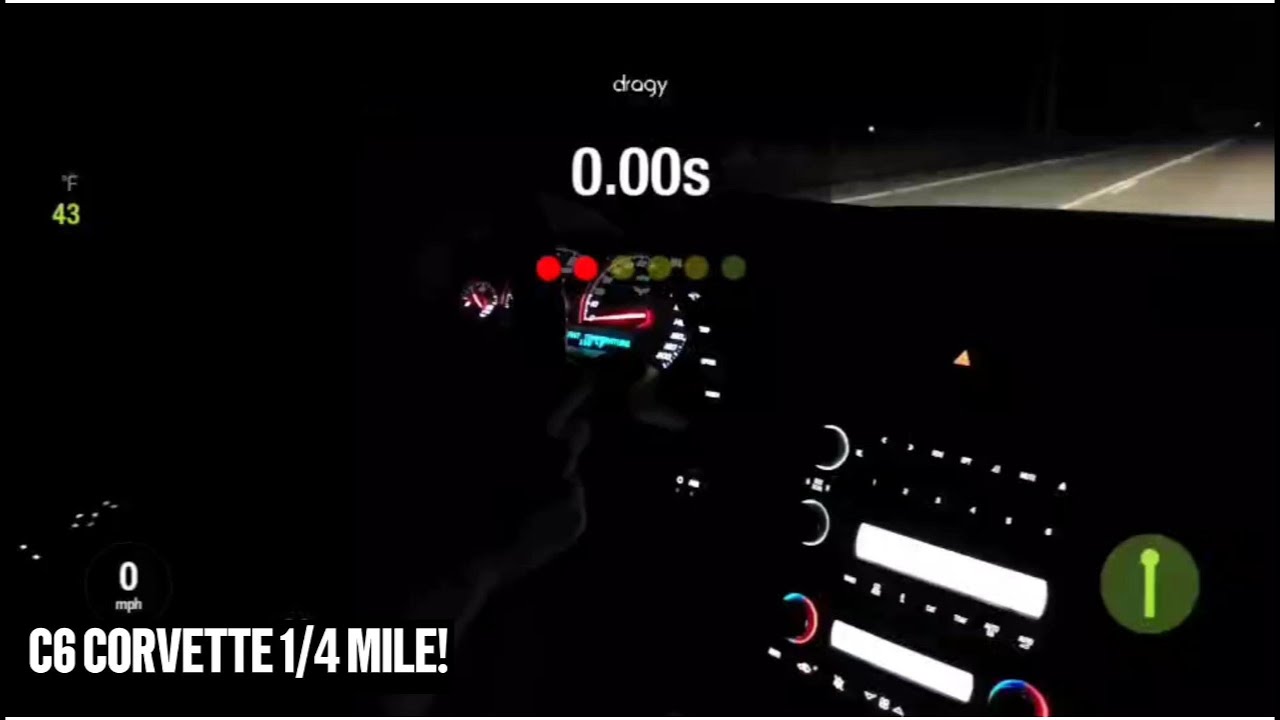 Stock C6 LS2 Corvette 1/4 mile! - YouTube
