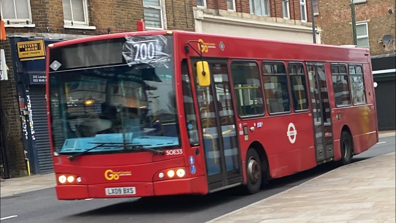 ADL Enviro200 Optare Esteem London General SOE33 LX09BXS Route 200 ...