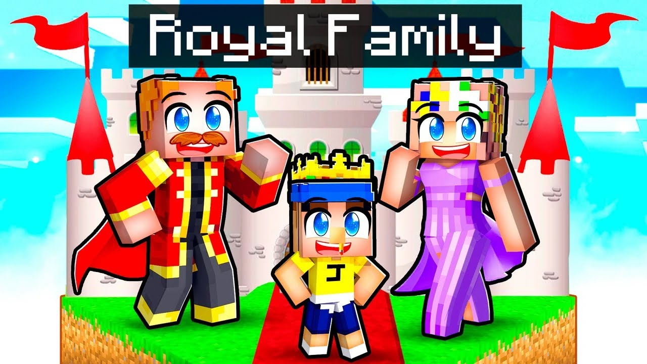 Having A ROYAL FAMILY In Minecraft! - YouTube