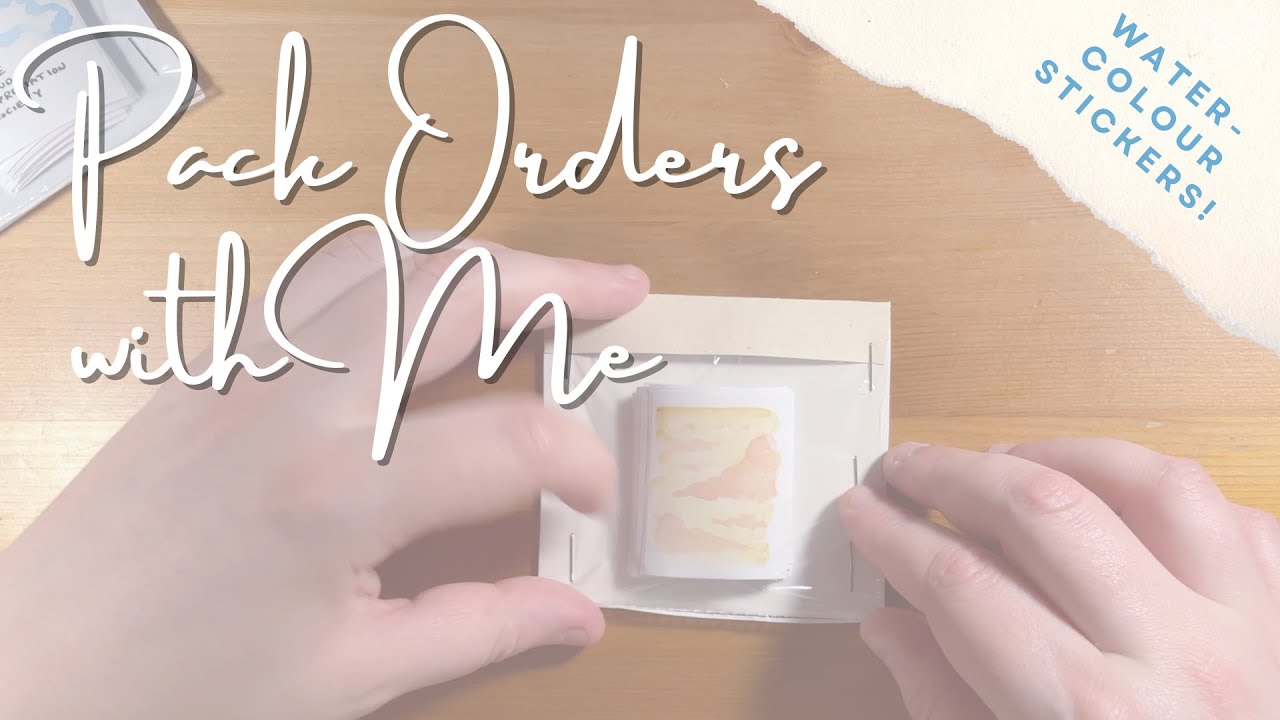 Pack orders with me - (Packing orders for online shop) - YouTube