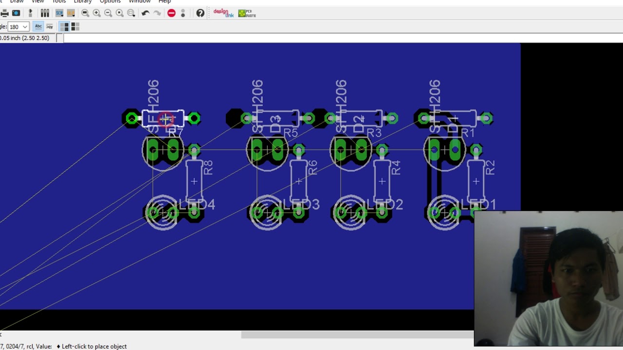 Cara Membuat Design Sensor Garis dengan EAGLE - YouTube