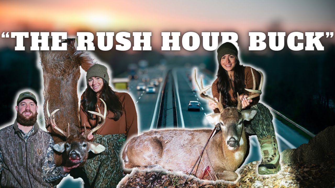 Dom kills her THIRD BUCK right along the highway!! (Late season deer ...