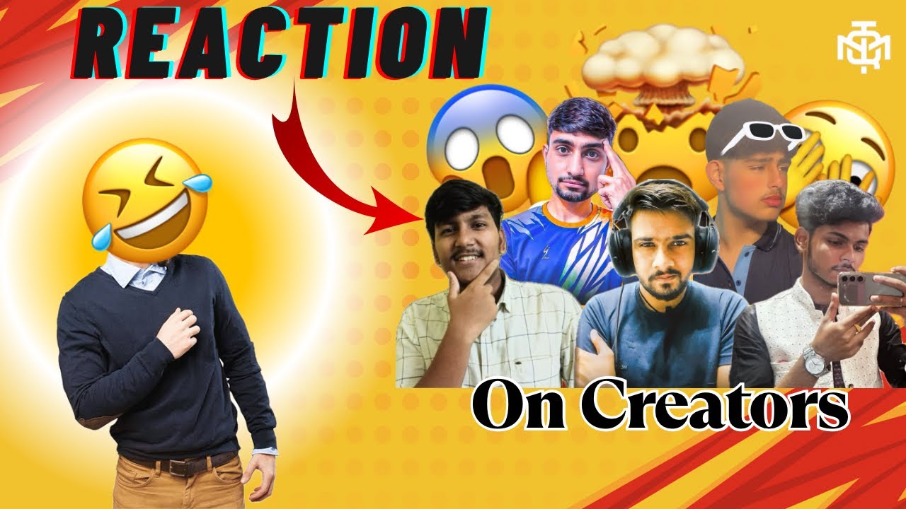 🤣REACTION ON CREATORS | HIGHLIGHTS |TQM ESPORTS | ft.@flinix.gaming # ...