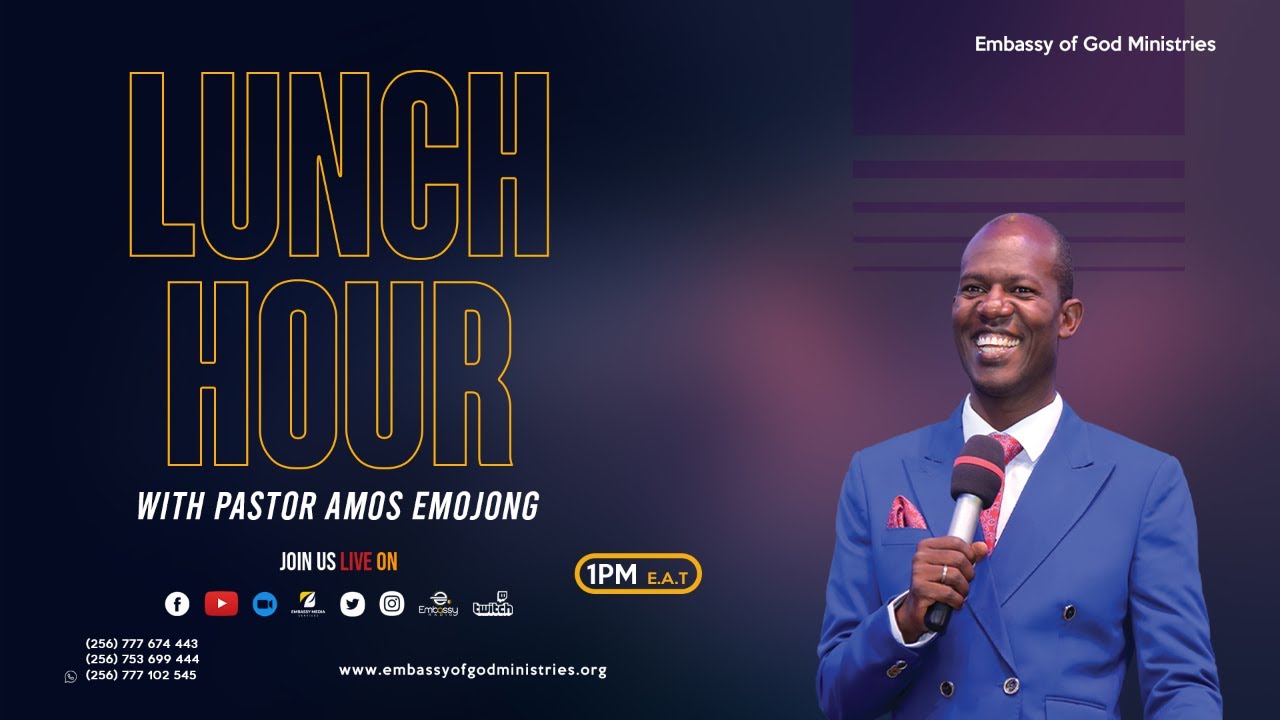 LUNCH HOUR SERVICE ||| APOSTLE DENIS AMOS EMOJONG. - YouTube