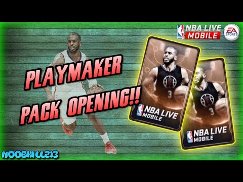 5 FIRE PlayMaker Pack Opening!! NBA Live Mobile!! - YouTube