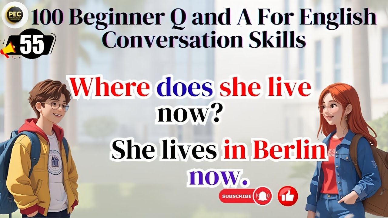 100 Beginner Questions And Answers For English Conversation Skills ...
