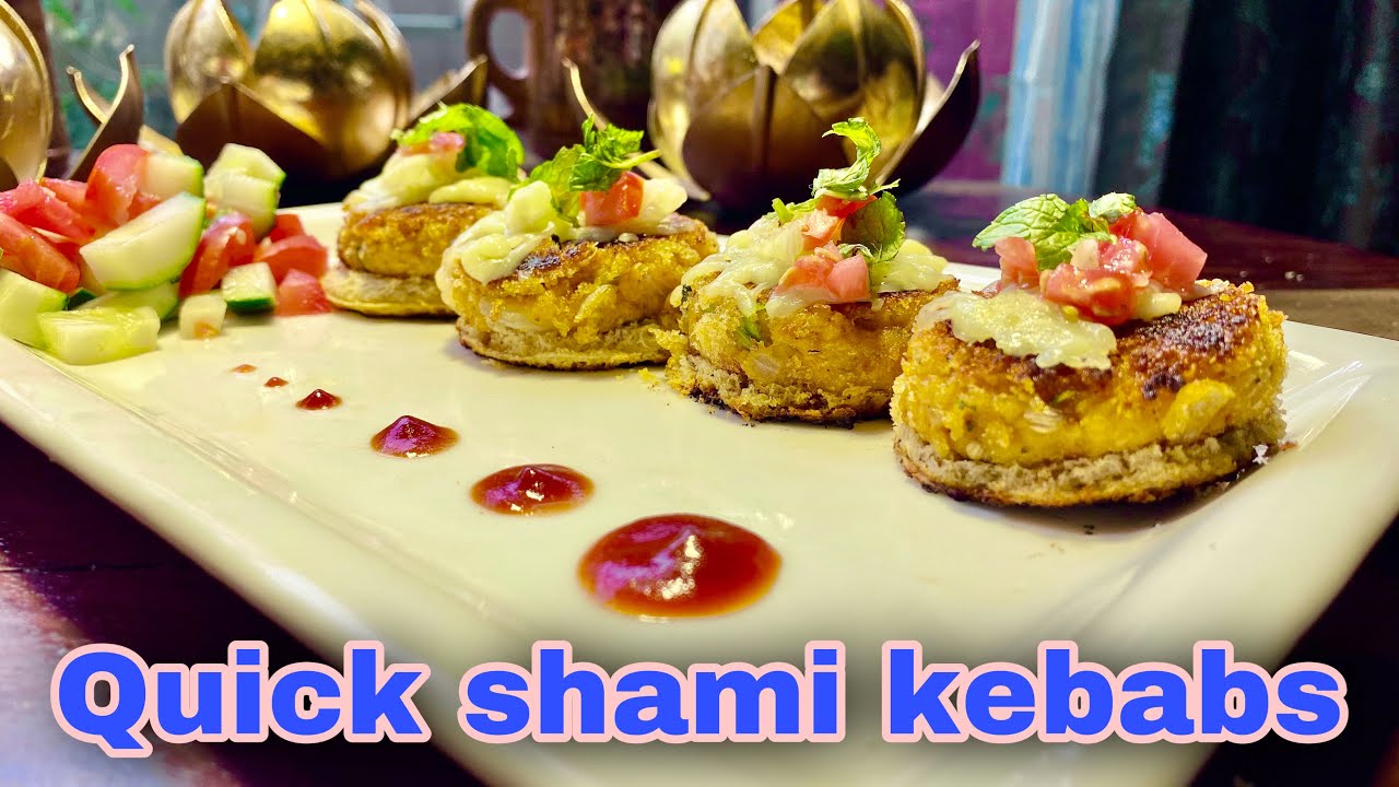 How to make shami kebabs | easy shami kebab recipe | cheesy shami kabab on bread |recipe-masala ...