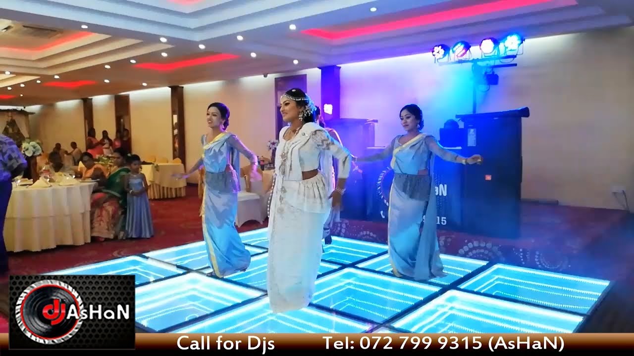 DJ AsHaN @ Imalka Reception Hall (Surprise Wedding Dance) - YouTube