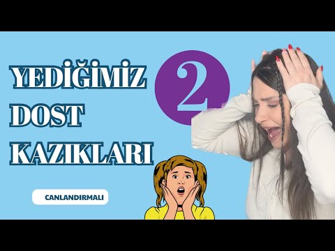 DOST SANDIKLARIMIZDAN YEDİĞİMİZ KAZIKLARI OKUYORUM ve CANLANDIRIYORUM! #2