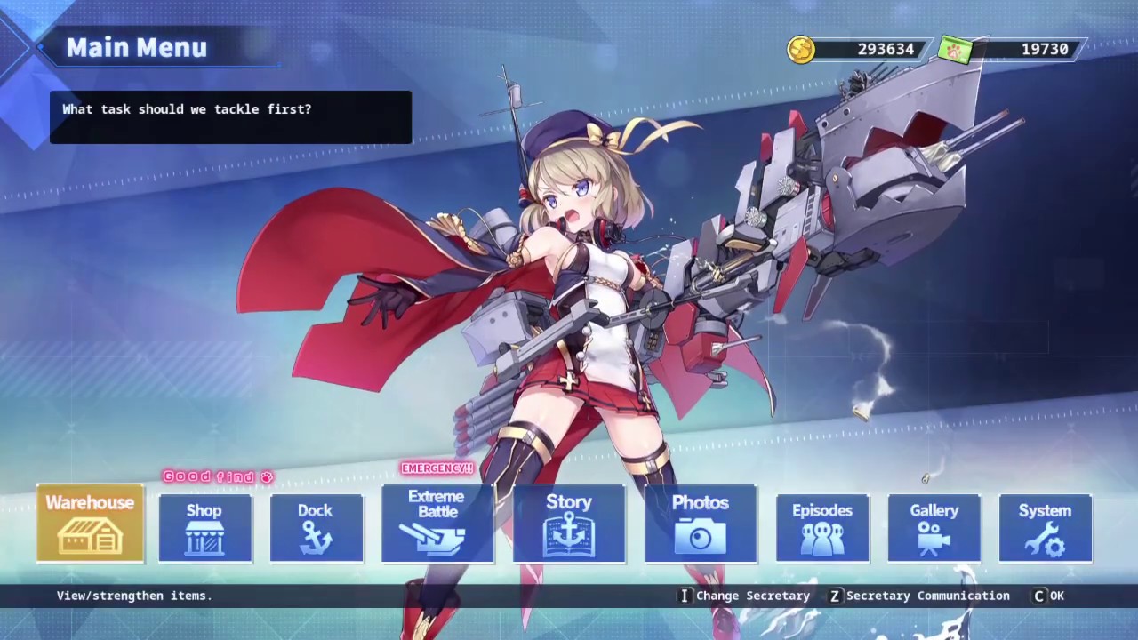 Azur Lane Crosswave Pc No commentary part 33; Propose and oath - YouTube