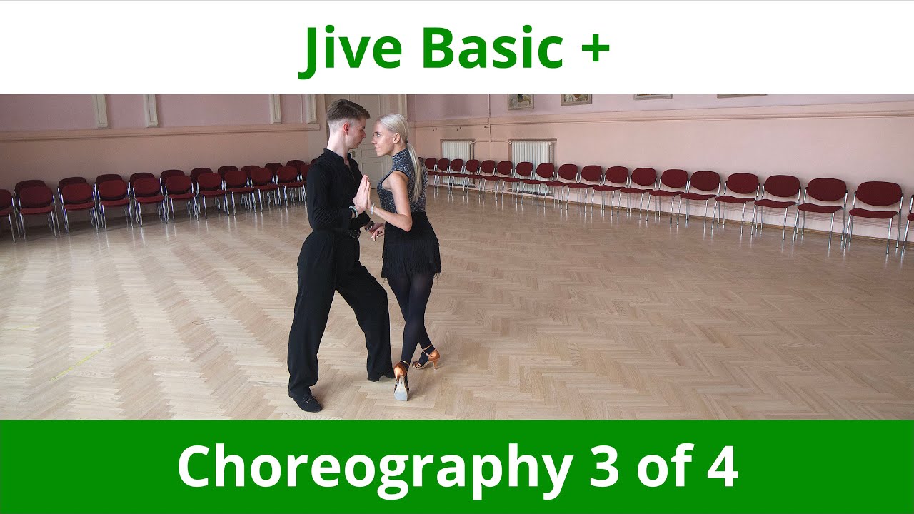 Jive Advanced Basic Choreography 3 of 4 - Chicken Walks & Sugar Push - YouTube