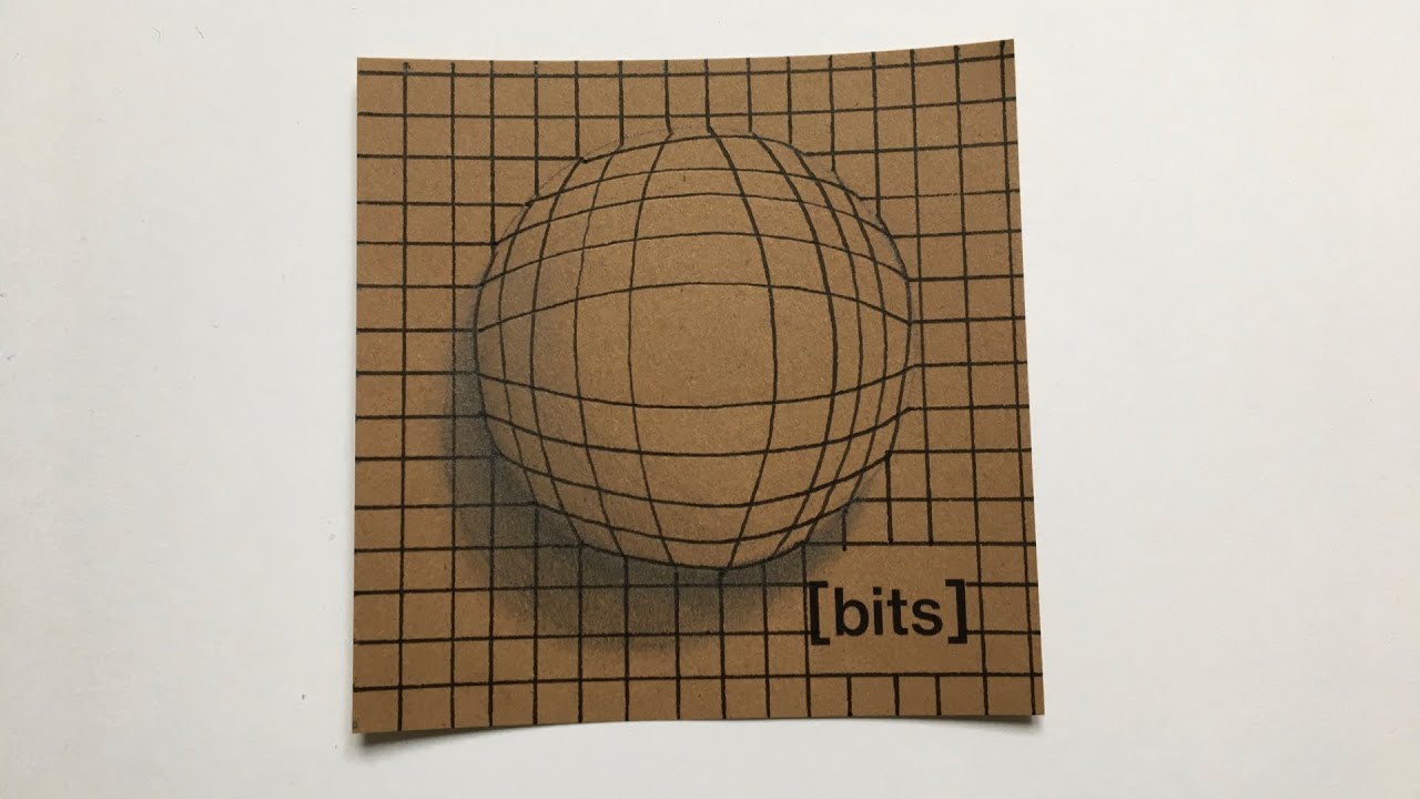 Wireframe Sphere Drawing Tutorial - YouTube