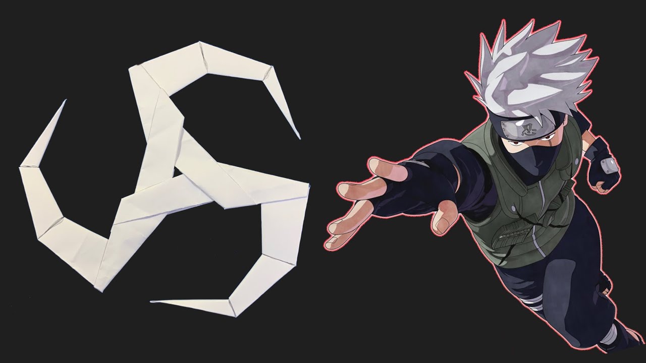How To Make Naruto Shuriken | Easy Origami Ninja Star - YouTube